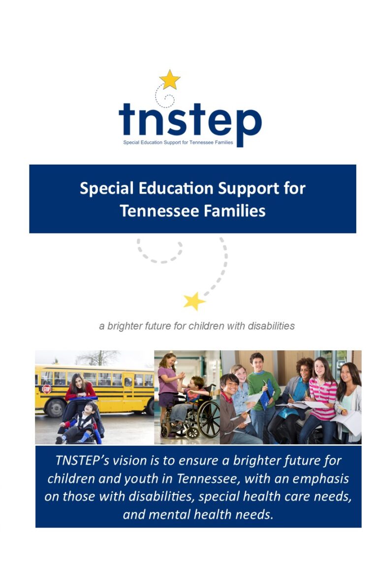 TNSTEP - Special Education Assistance for Tennessee Families Brochure ...